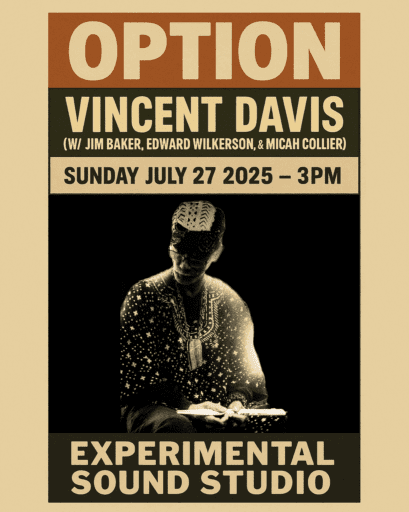 OPTION: Vincent Davis and Percussion Plus - Experimental Sound Studio