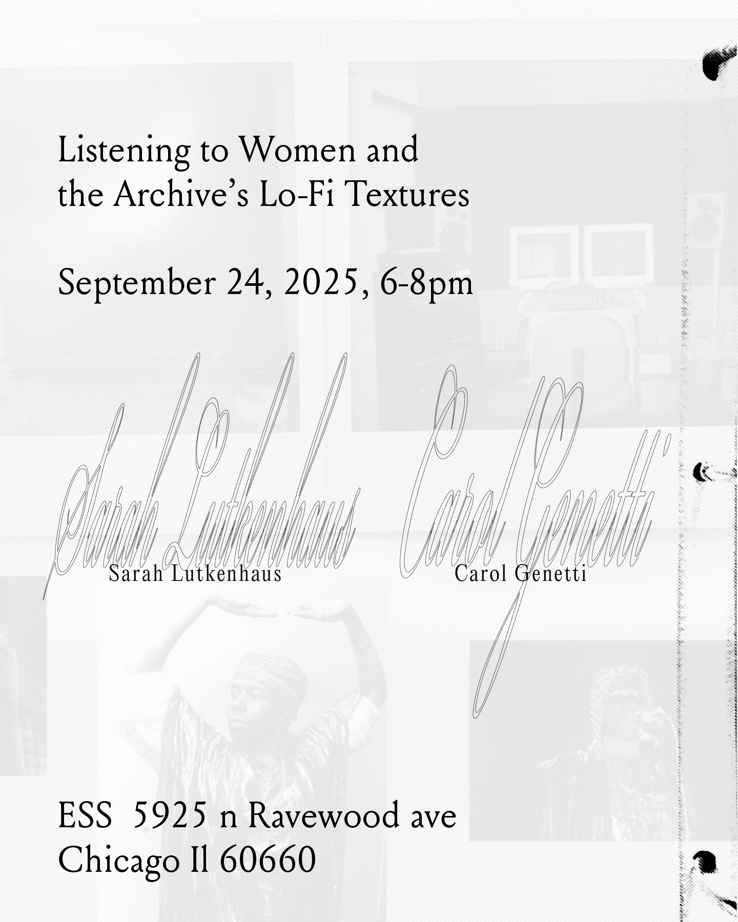 Listening to Women and the Archives Lo-Fi Textures - Experimental Sound ...